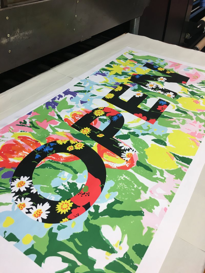 New textile print studio in London | textile network