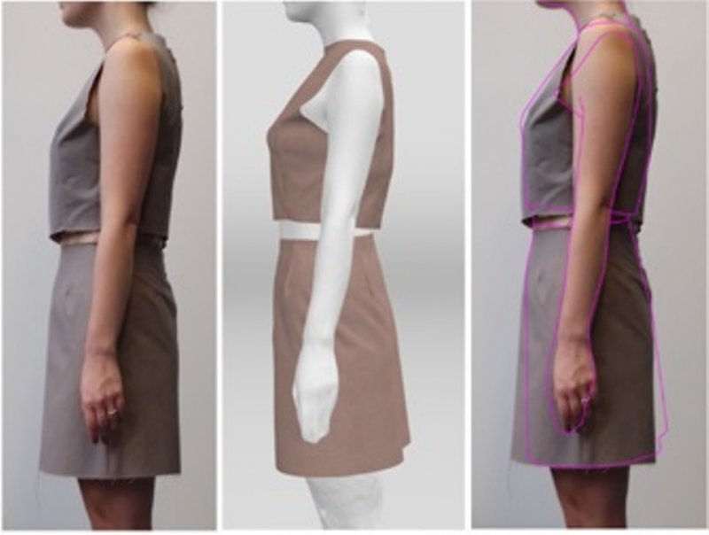 HTW Berlin: 3D simulation of clothing | textile network
