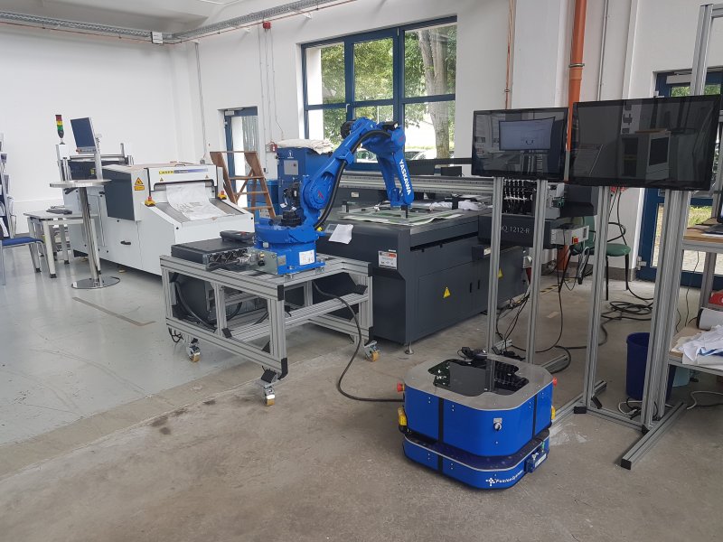 Mobile robots and grippers for textile substrates | textile network