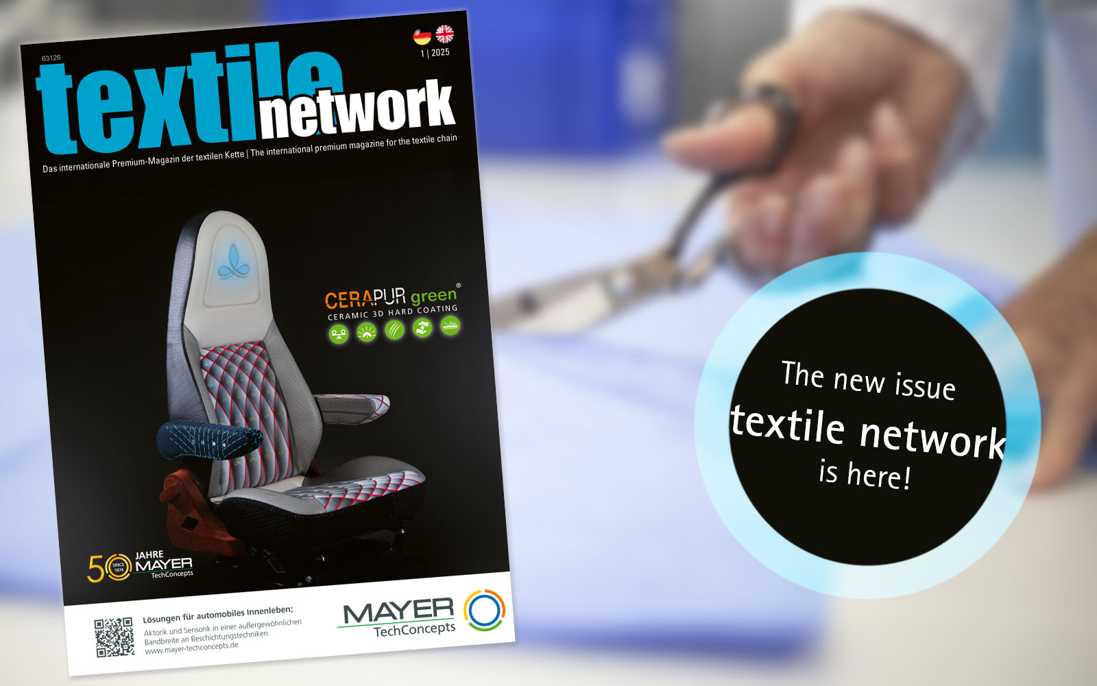 The new issue 1-2025 of textile network is out! | textile network